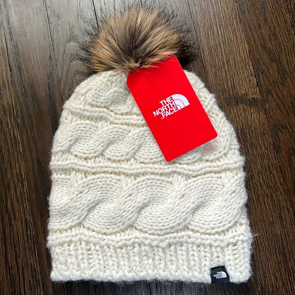 The North Face | Accessories | The North Face Triple Cable Fur Pom ...